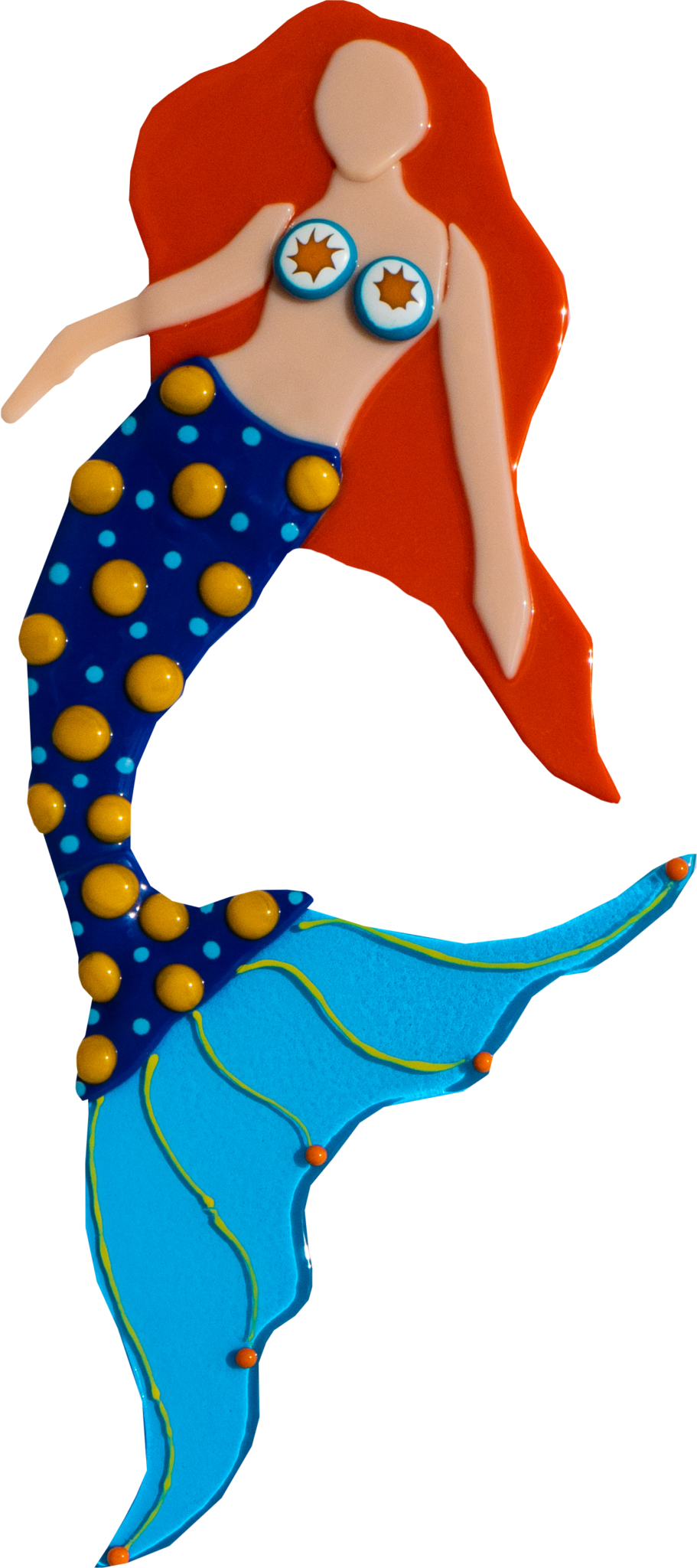 Mayan Culture Mask- Red – Charlene Heilman Fused-Glass Art